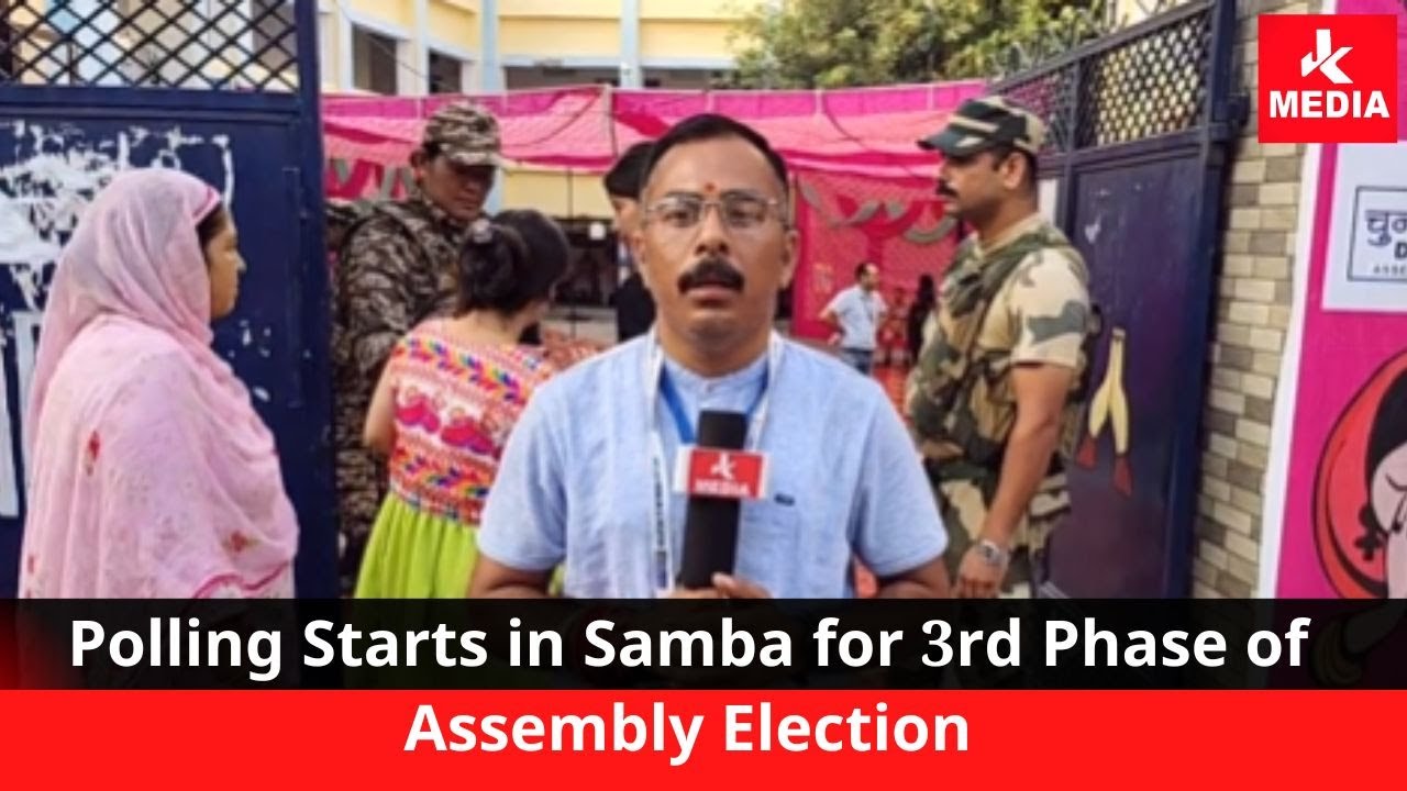 Polling Starts in Samba for 3rd Phase of Assembly Election - YouTube