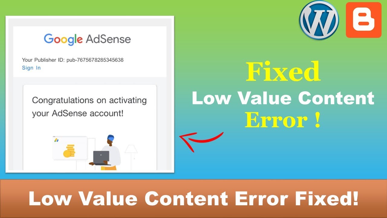 Low Value Content Error Fixed - YouTube