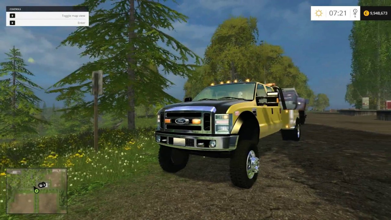 Farming Simulator 2015 - Ford F450 Wrecker - YouTube