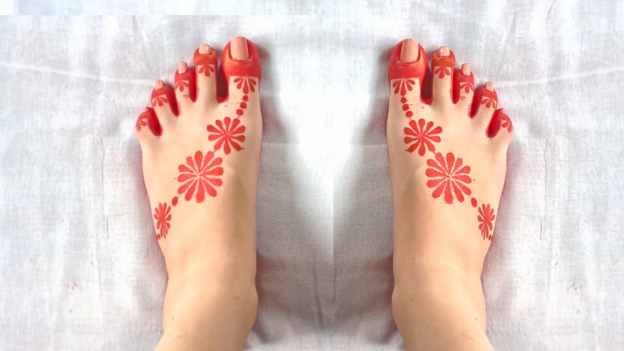 Very Unique Bengali Alta Design || Mahawar Design #alta # ...