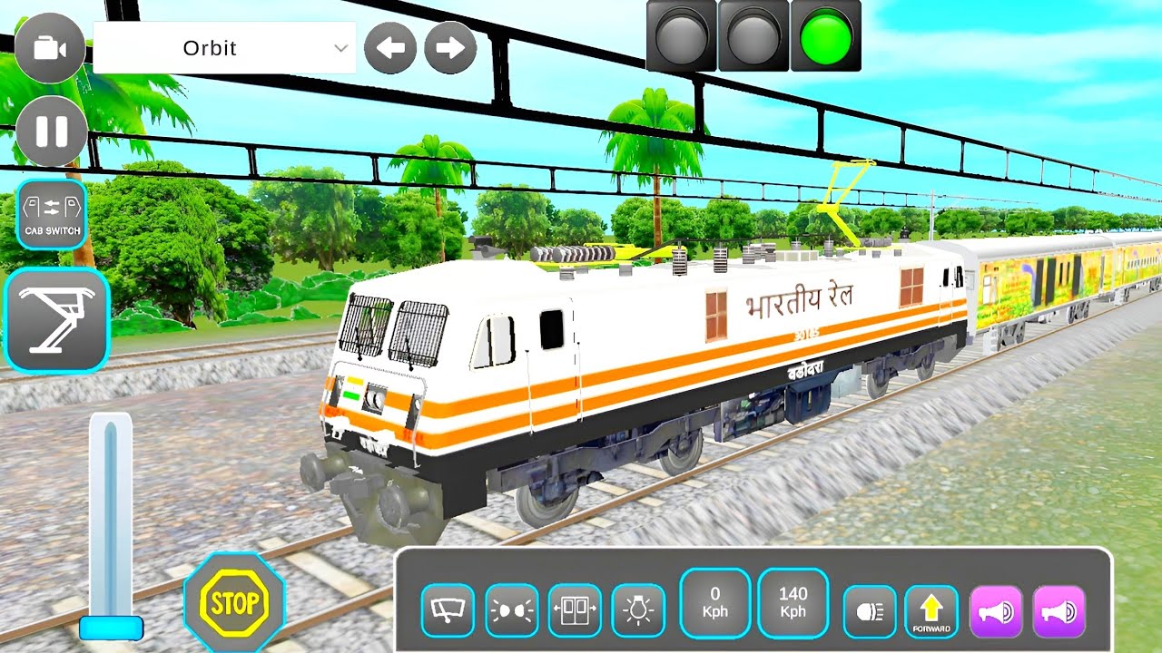 Indian Train Simulator | Train Game | Indian Train Game | Train Driving ...