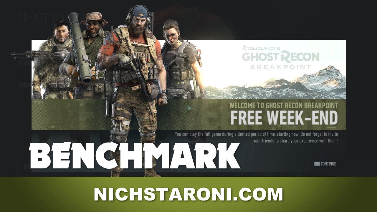 Ghost Recon Breakpoint Gameplay In-Game Benchmark Tool Medium Settings ...