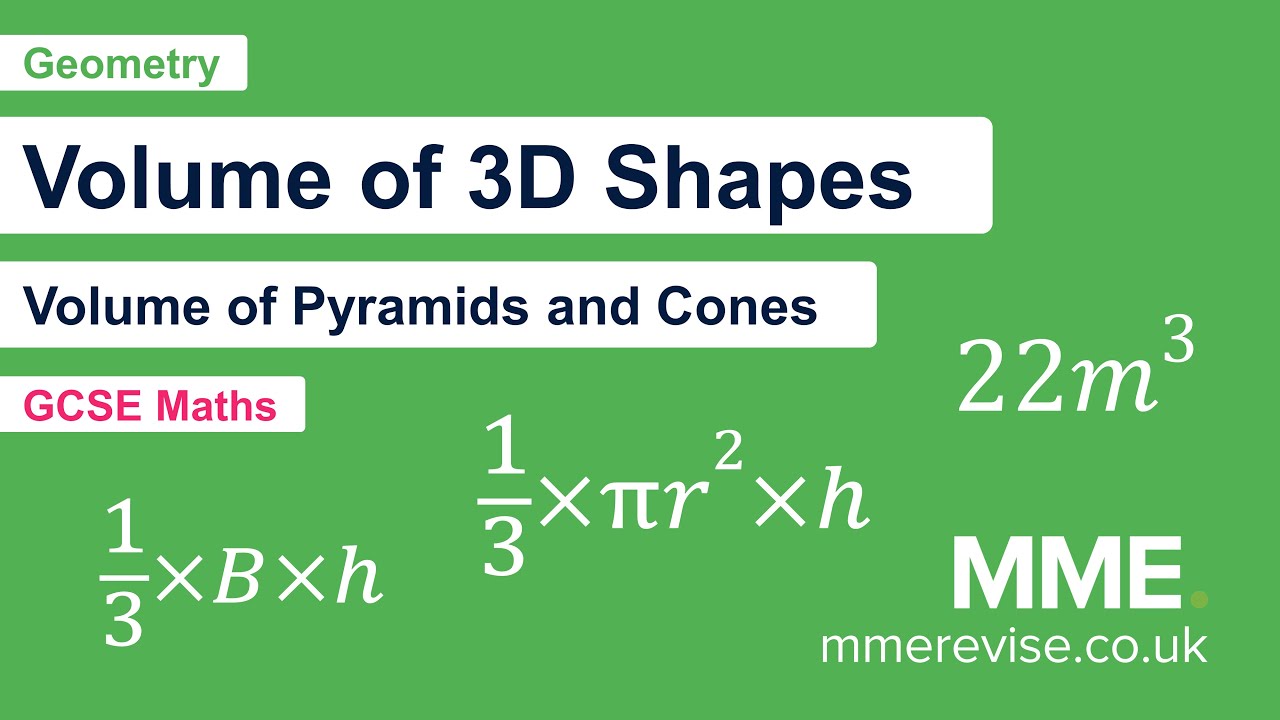 Geometry - Volume of 3D Shapes (Video 2) - YouTube