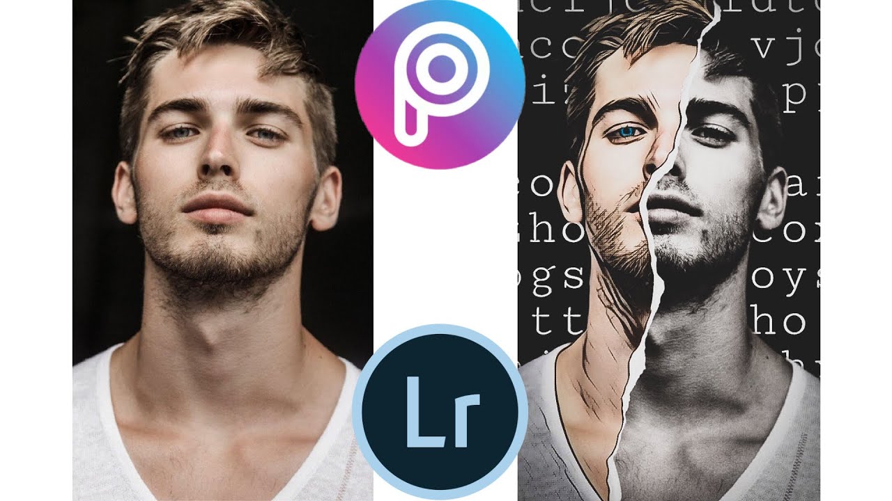 Best Tutorial | Half Cartoon Face | mobile photo editing with Picsart ...