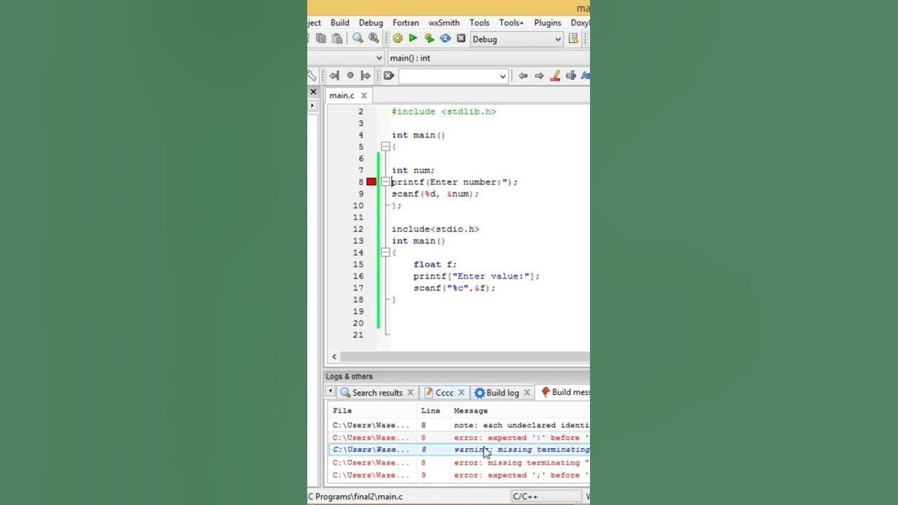 Too Many Errors Found In C Programcode Coding Clanguage Clanguageforbeginners Programming