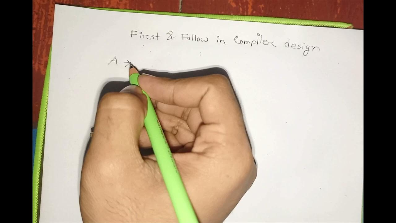 V1 Compiler First And Follow Defination Abir Kundu Compilerdesign Firstandfollow