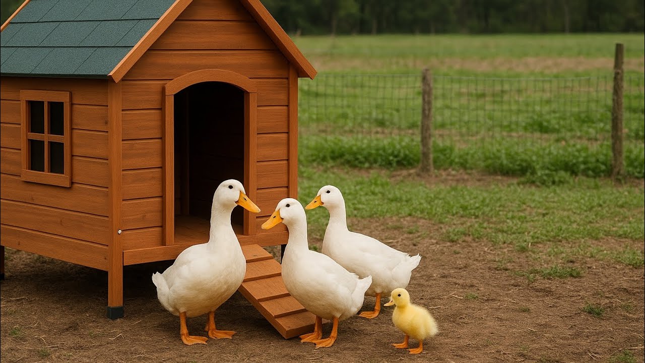 "A Beautiful Day at the Farm with Ducks, Chickens and Turkeys"أو - YouTube