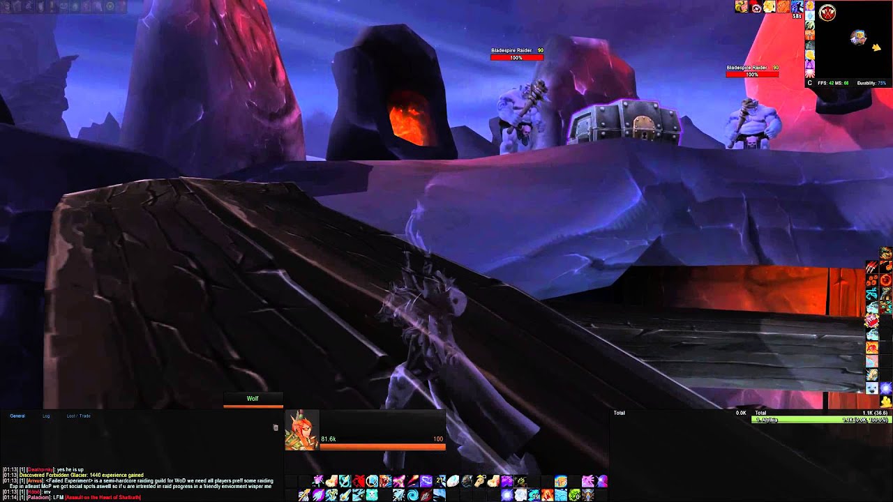 Frostfire Ridge garrison resources 8/11 - Raided Loot - YouTube