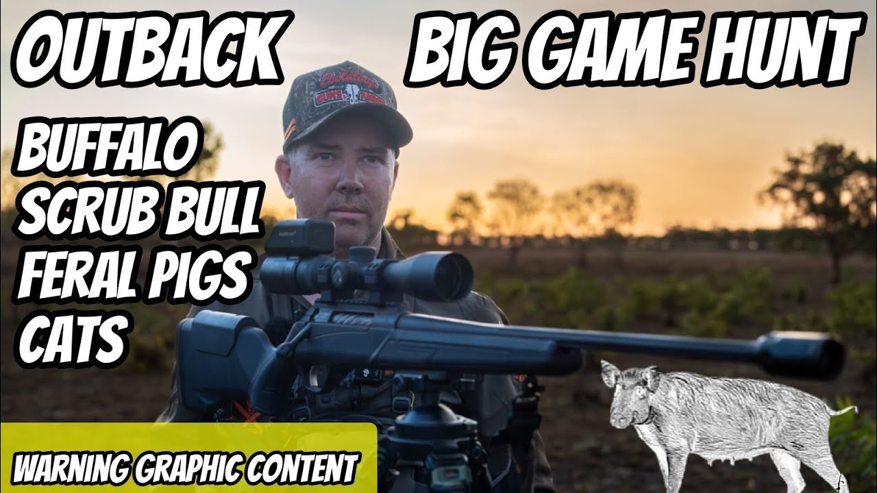 Hunting Buffalo Scrub Bull and Feral Pigs in the Australian Outback ...