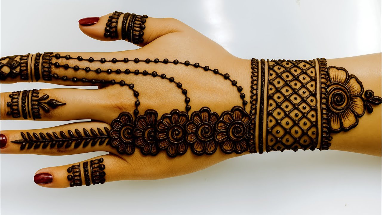 Simple jewellery mehndi design simple -Mehndi designs -Mehandi ka ...