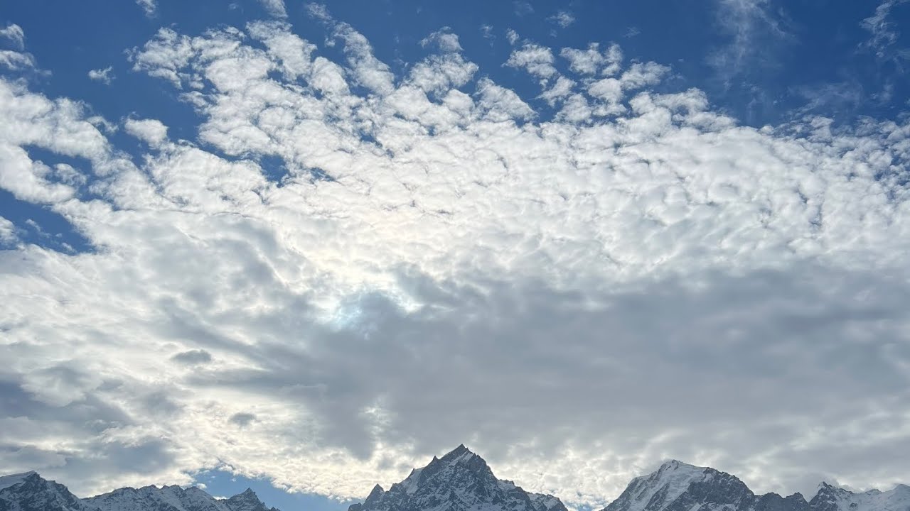 Chitkul mountain snowfall view in april month| Chitkul| Himachal ...
