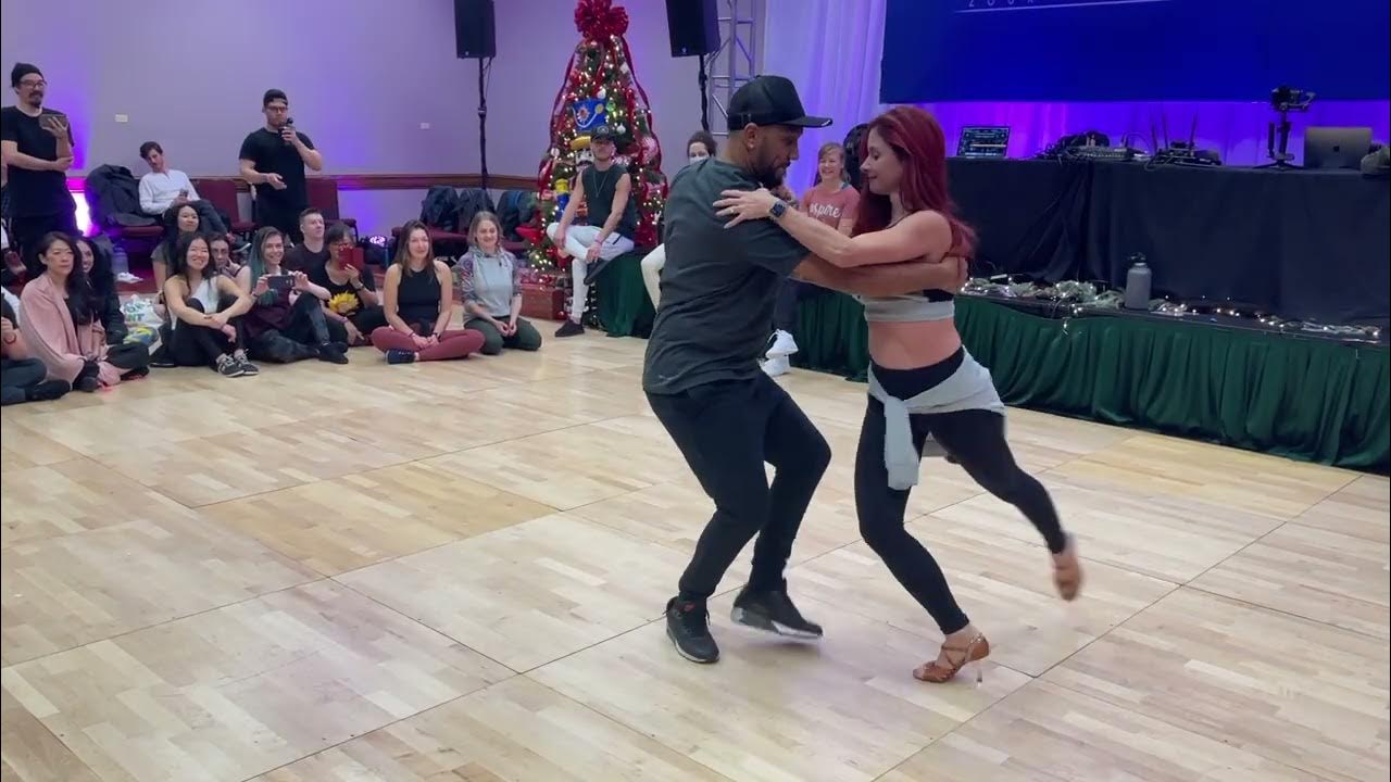 Elevation Zouk Festival 2022 Kadu & Larissa Brazilian Zouk Dance Demo 2 - YouTube