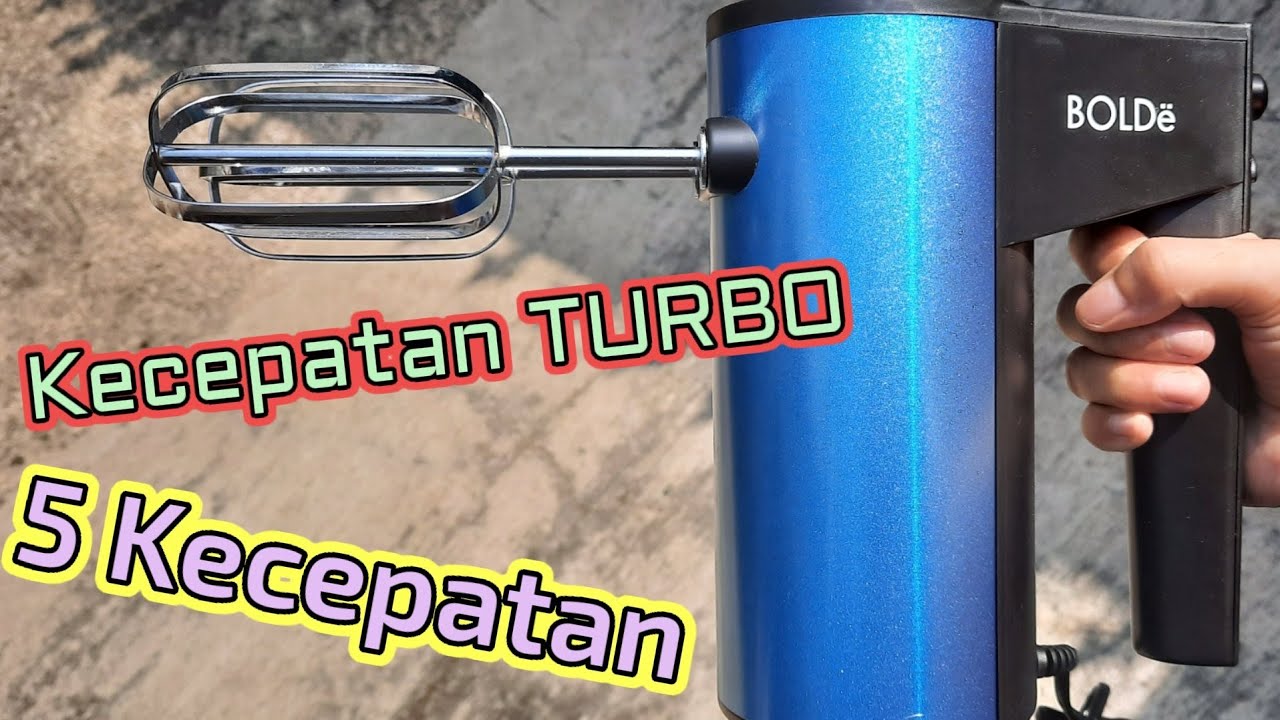 Review mixer Bolde super mix turbo - YouTube
