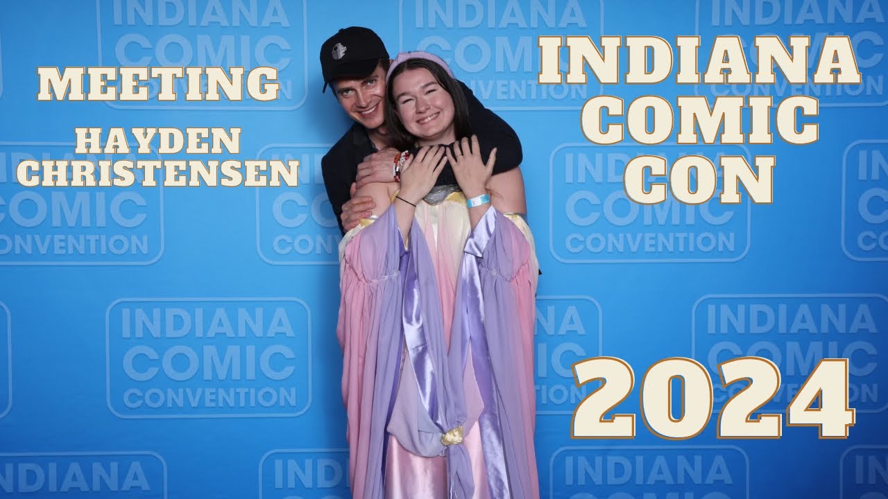 Meeting Hayden Christensen at the Indiana Comic Con 2024 - YouTube