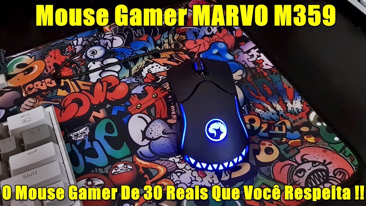 Mouse Gamer MARVO M359 REVIEW COMPLETO 🖥🎮 - YouTube