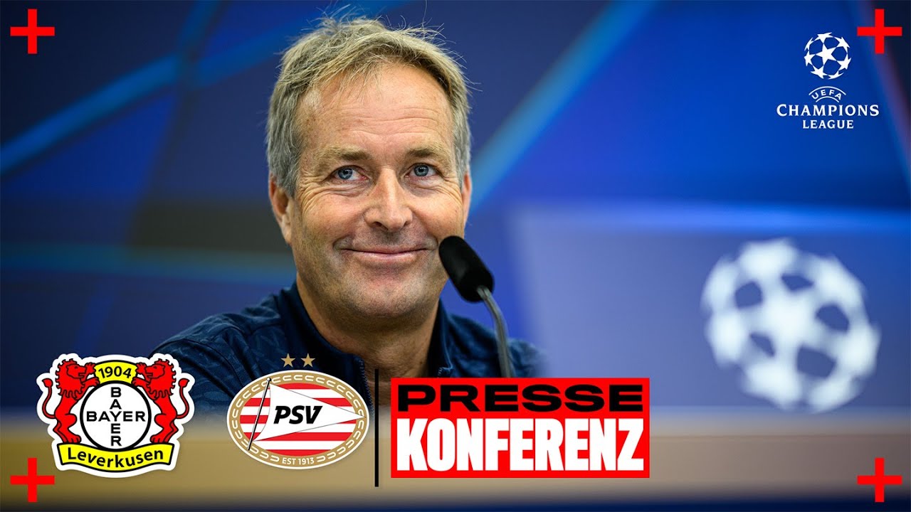 PK mit Kasper Hjulmand & Edmond Tapsoba | Champions League | Bayer 04 ...