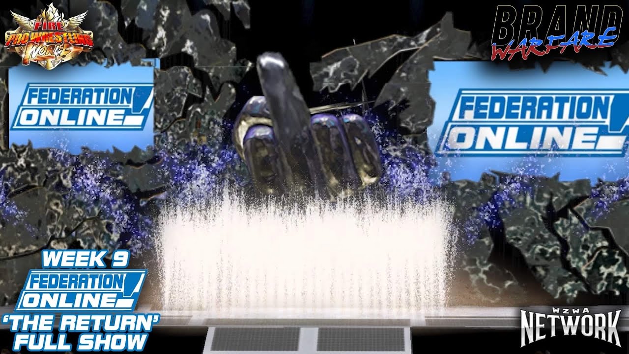 Brand Warfare RETURNS!: Week #9 - BLUE (Fire Pro Wrestling World) - YouTube