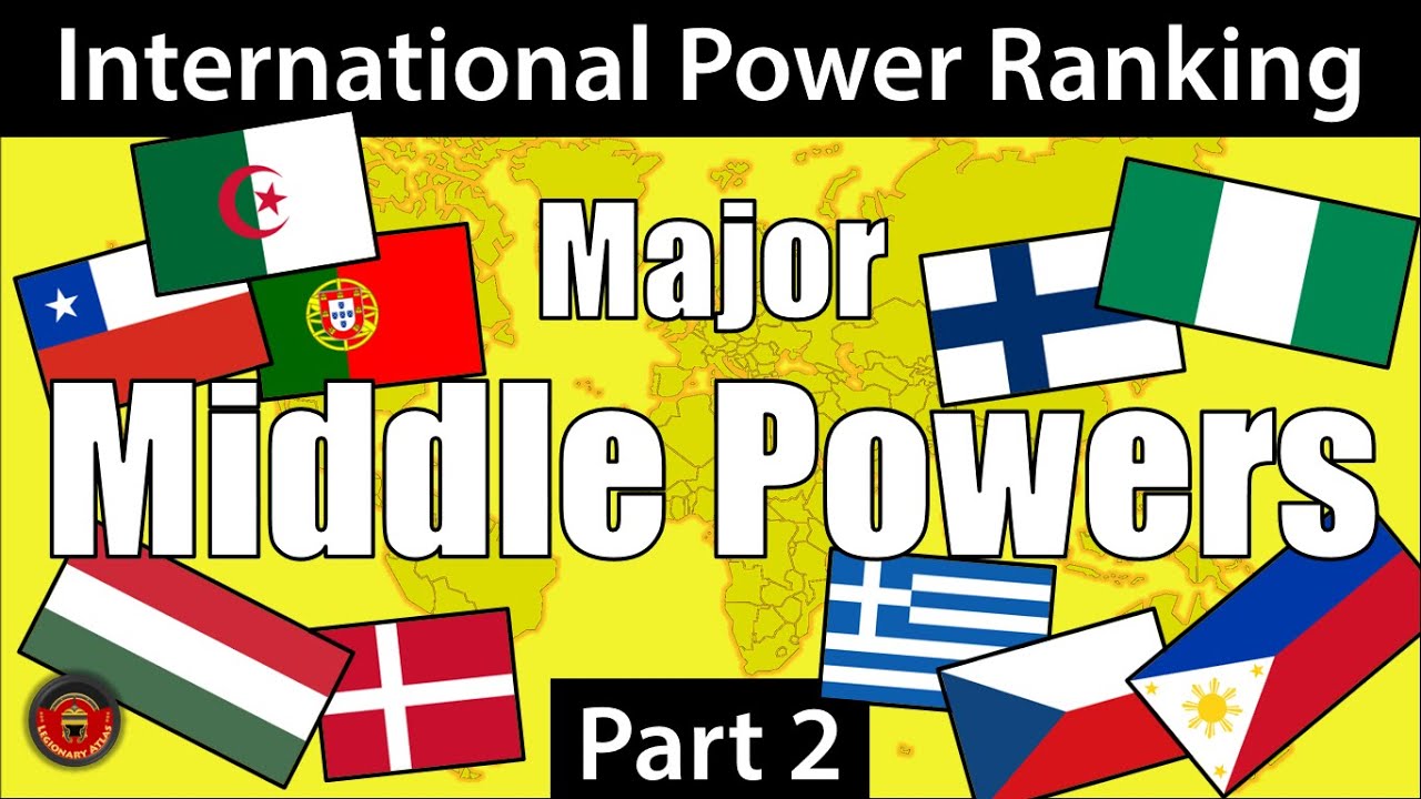 Major Middle Powers in 2022 *Ranked* Part 2 [18/23] - YouTube