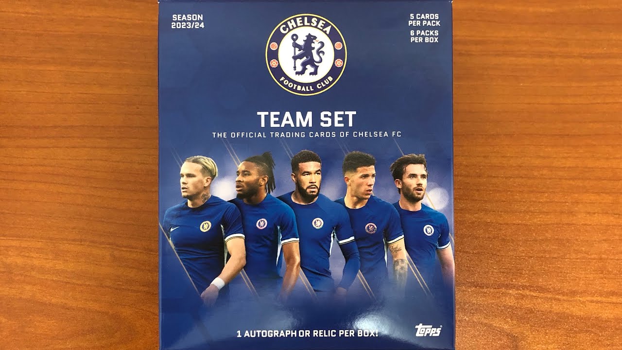 2023/24 Topps Chelsea Official Team Set Review ! - YouTube