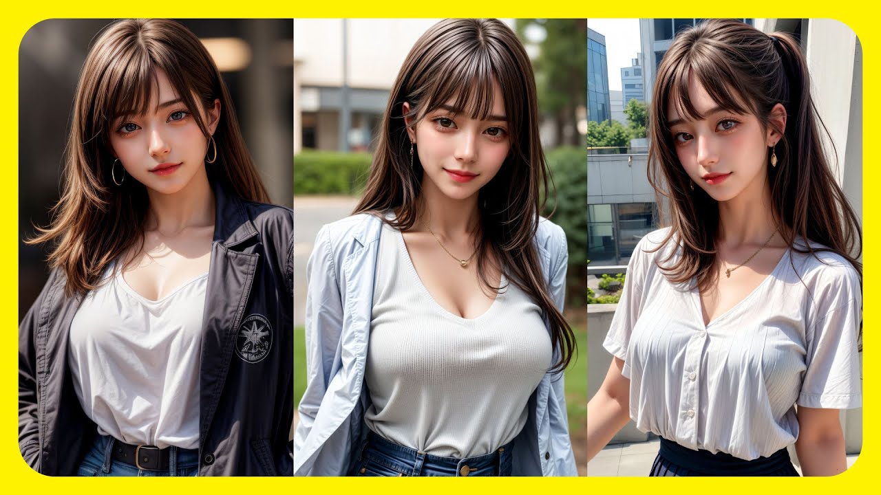 【AI】Elegance in Motion: Women's Daily Style Chronicles LOOKBOOK 룩북 写真集 ...