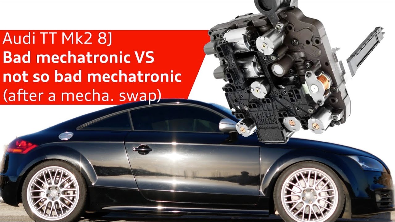 Bad mechatronic VS good mechatronic in an Audi TT Mk2 8J - back to back ...