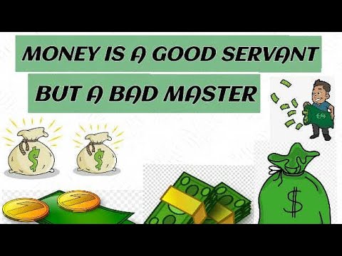 #paragraphonmoney || MONEY IS A GOOD SERVANT BUT A BAD MASTER ||# ...