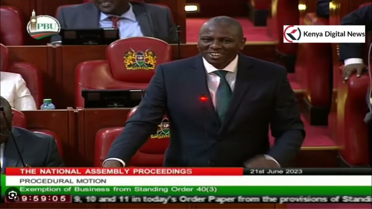 KIMANI ICHUNG'WAH ON FIRE! 'Illiterate Kenyans! Stop complaining about the sale of KICC - YouTube