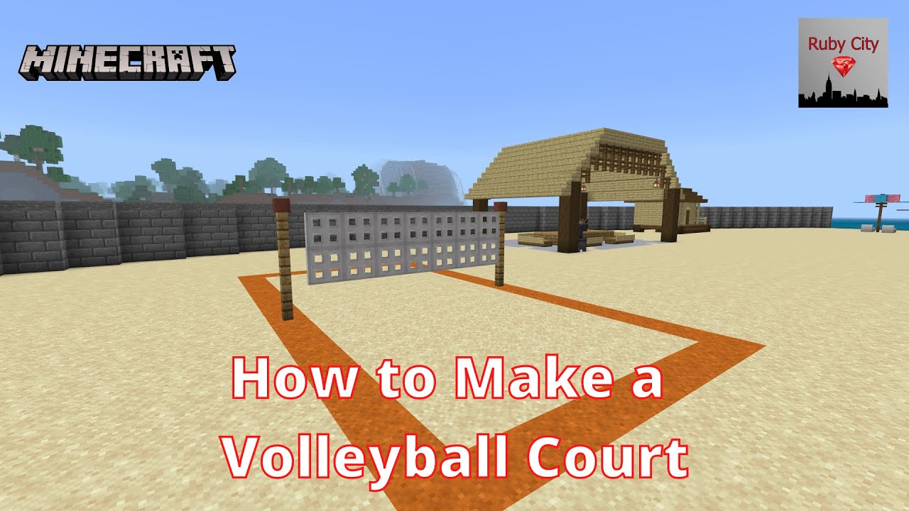 How To Make A Minecraft Volleyball Court YouTube how-to-make-a-minecraft-volleyball-court-youtube