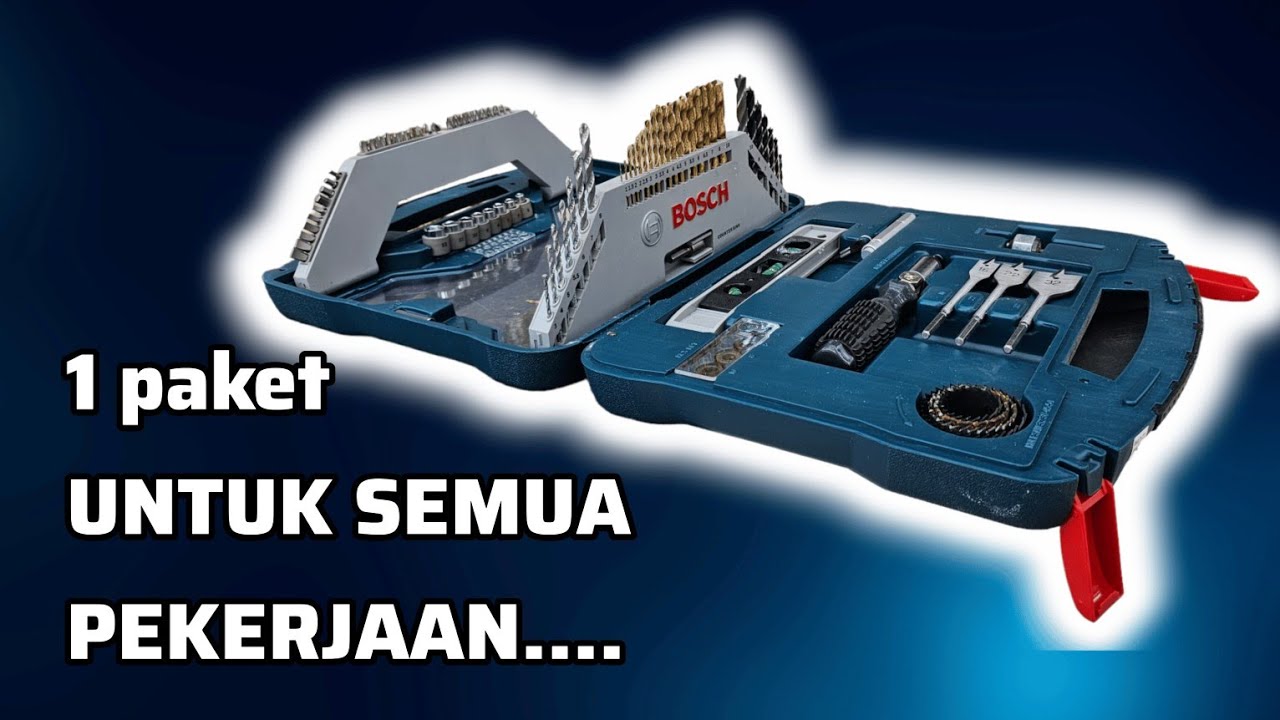 aksesoris perkakas yang wajib ada dirumah!! || Bosch X100 TiN - YouTube