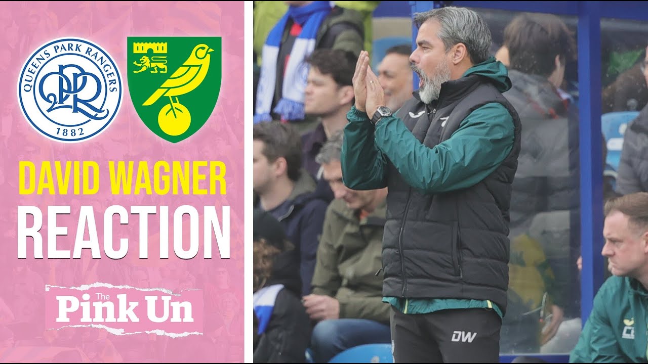 David Wagner Reaction | QPR 2-2 Norwich City | The Pink Un - YouTube