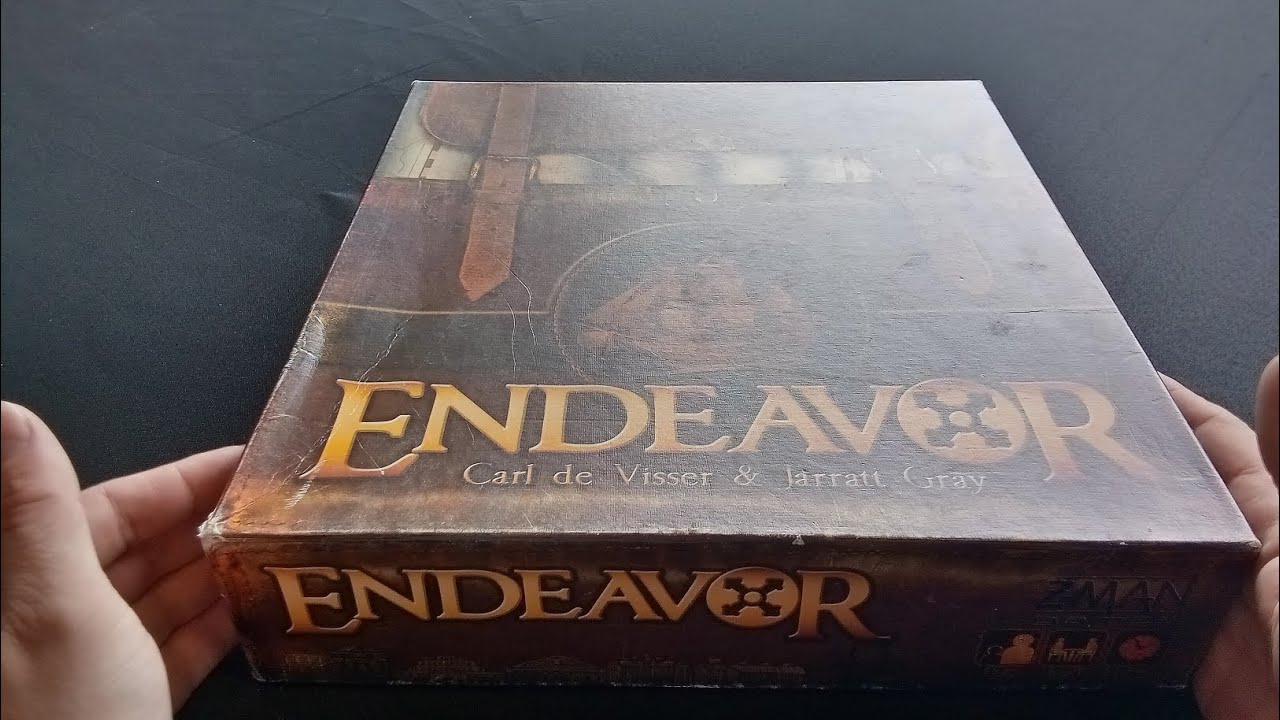 Unboxing Endeavor board game (mid south con 39) - YouTube