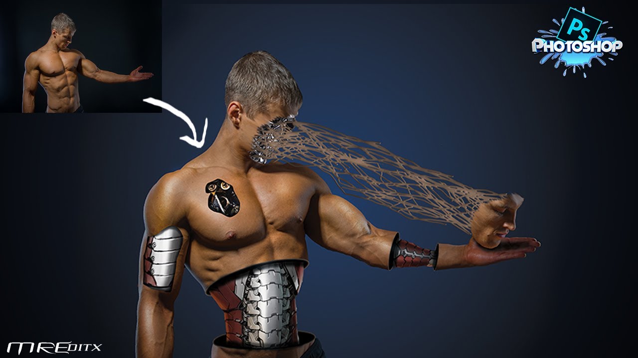 Human Cyborg/Terminator - Photoshop Manipulation Tutorial |MREditx ...