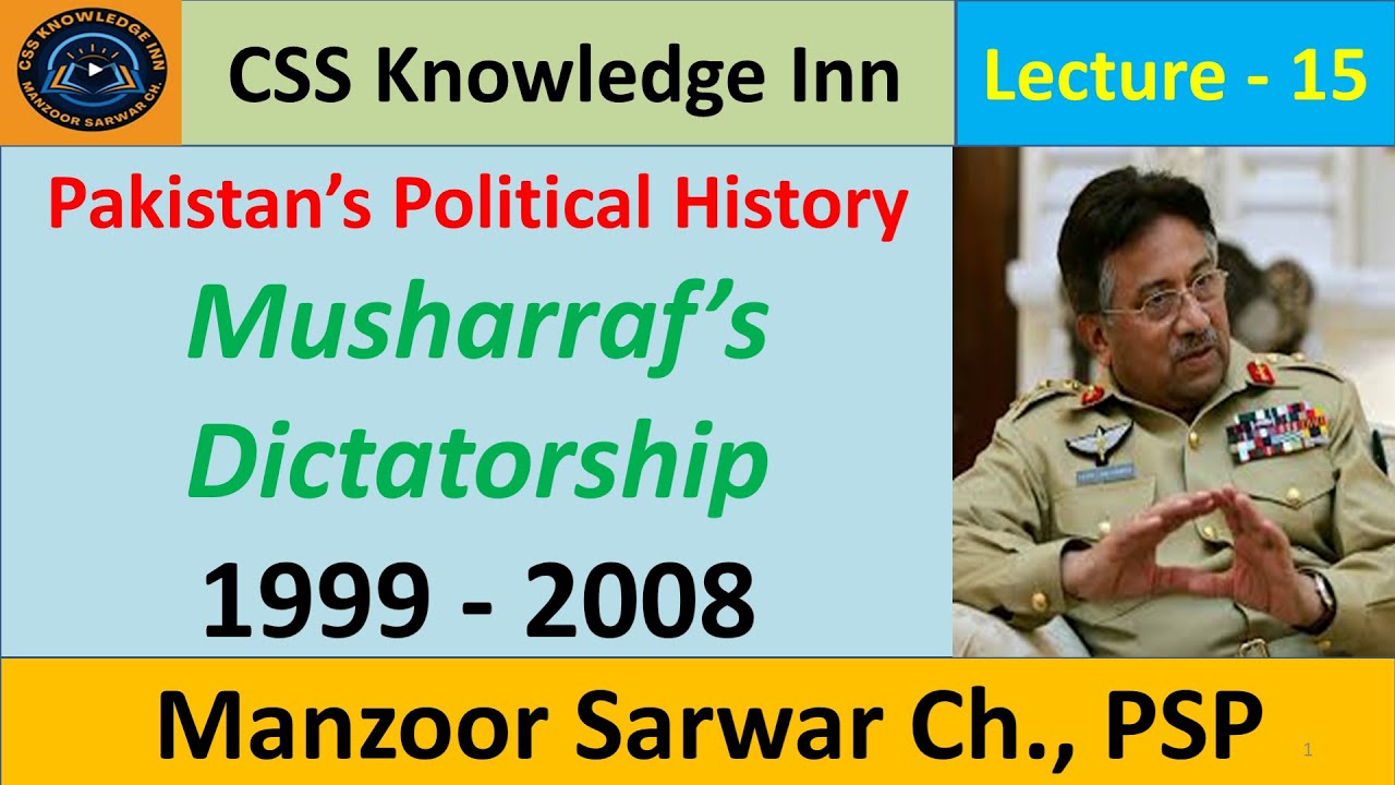 Musharraf's Dictatorship | War on Terror | Enlightened Moderation ...