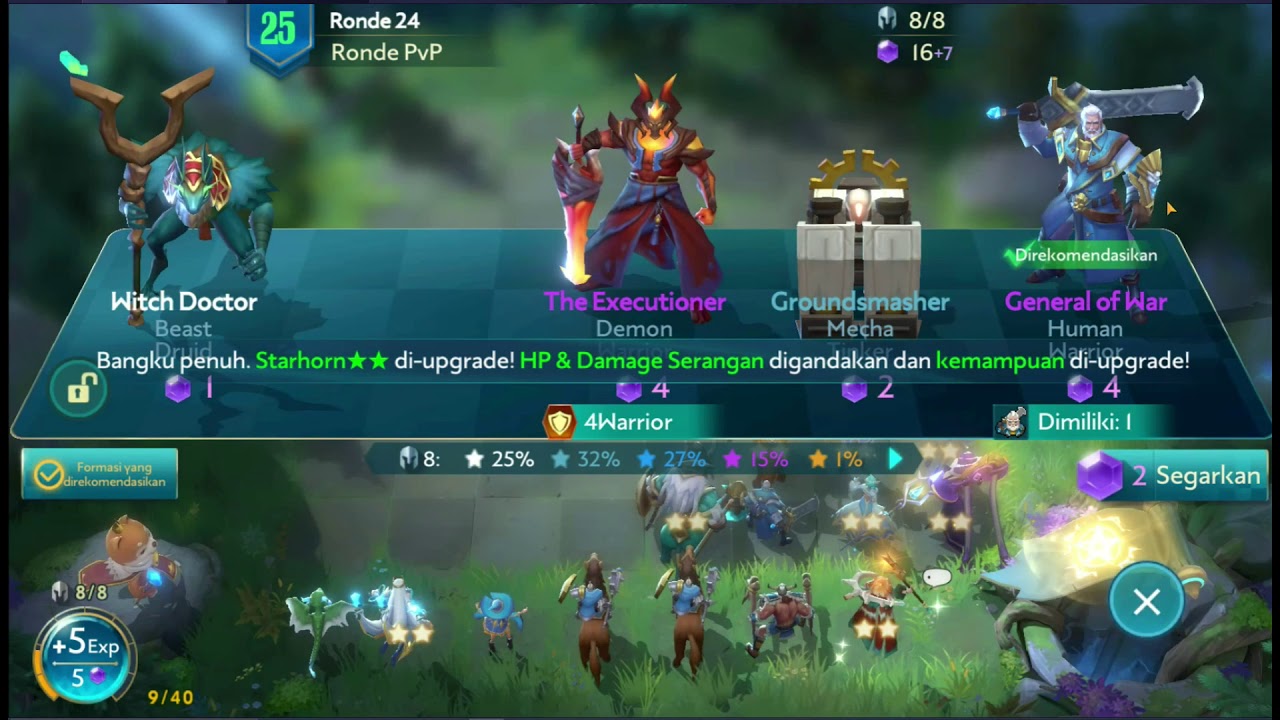 Mode Klasik Poin 1 - Formasi 6 Sorcerer 6 Human - Chess Rush - YouTube