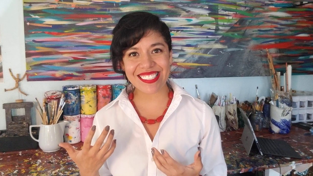 ART MATTERS! Ines Alvidres I create friendly abstract straight from the ...