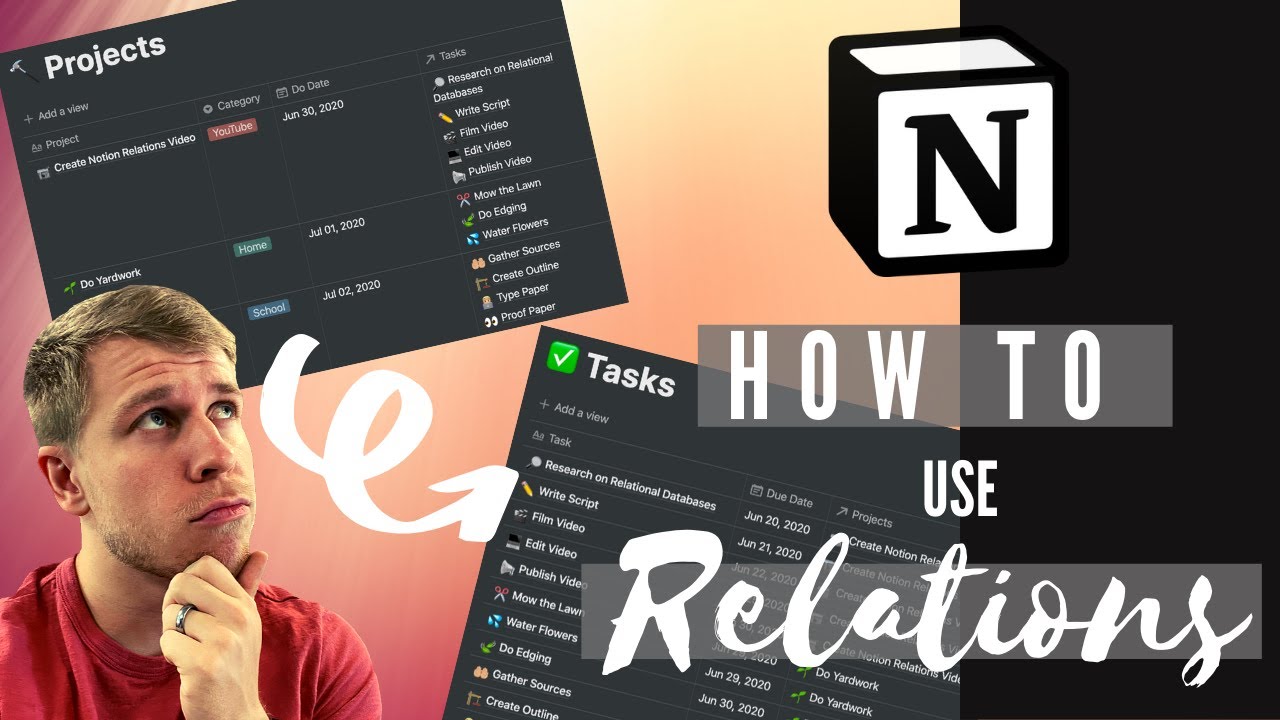 How To Use Relations In Notion - YouTube