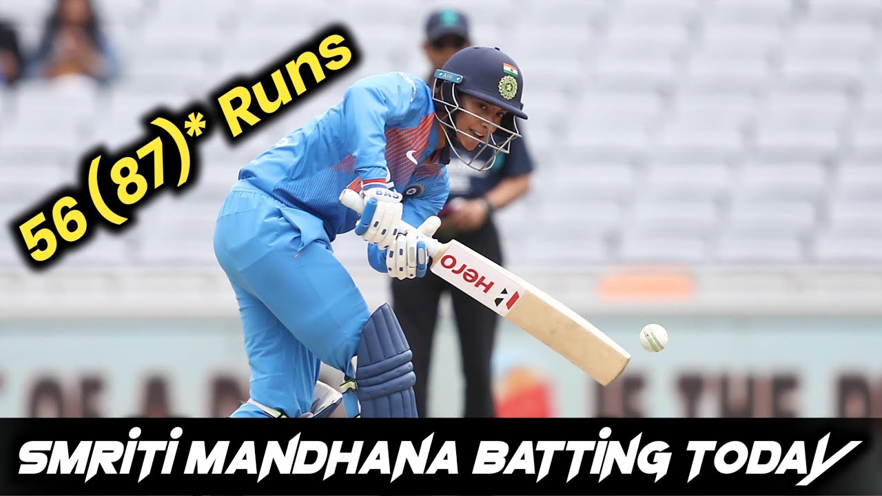 Smriti Mandhana Batting Today | India Women's vs Ireland Women's ...