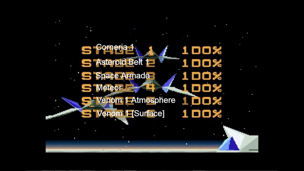 Star Fox [SNES]. Route/Level 1: Ending - YouTube