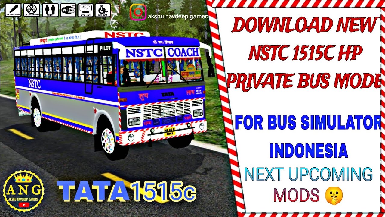 DOWNLOAD NEW NSTC 1515C HP PRIVATE BUS MODE // FOR BUS SIMULATOR ...