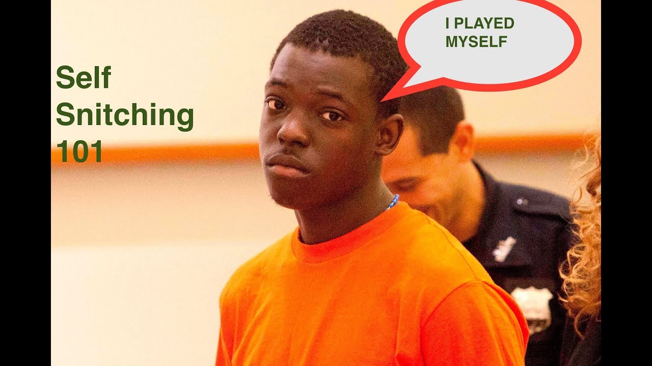 Self Snitching 101 - YouTube