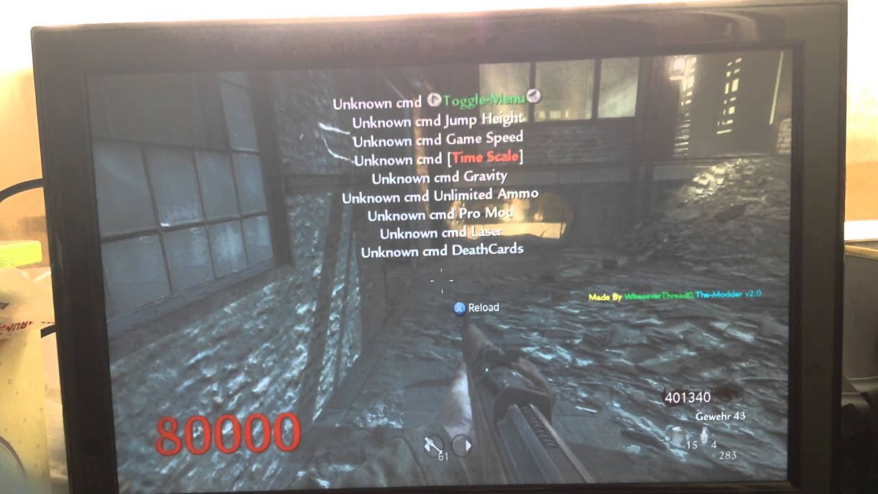 cod waw mod menu - YouTube