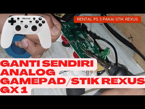 Pengusaha rental wajib nonton cara mudah GANTI ANALOG PS3 sendiri, stik ...