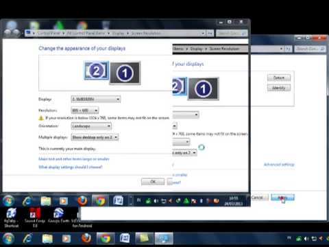 Setting Screen resolution windows 7 - YouTube