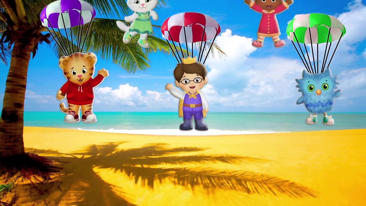 Daniel Tiger Neighborhood & Dinosaur Island Finger Family | Nursery ...