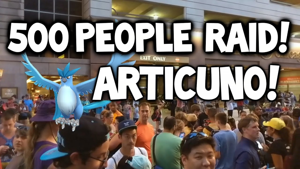 INSANE ARTICUNO RAID MOB! = NEW POKEMON GO LEGENDARY ARTICUNO BOSS! (NO ...