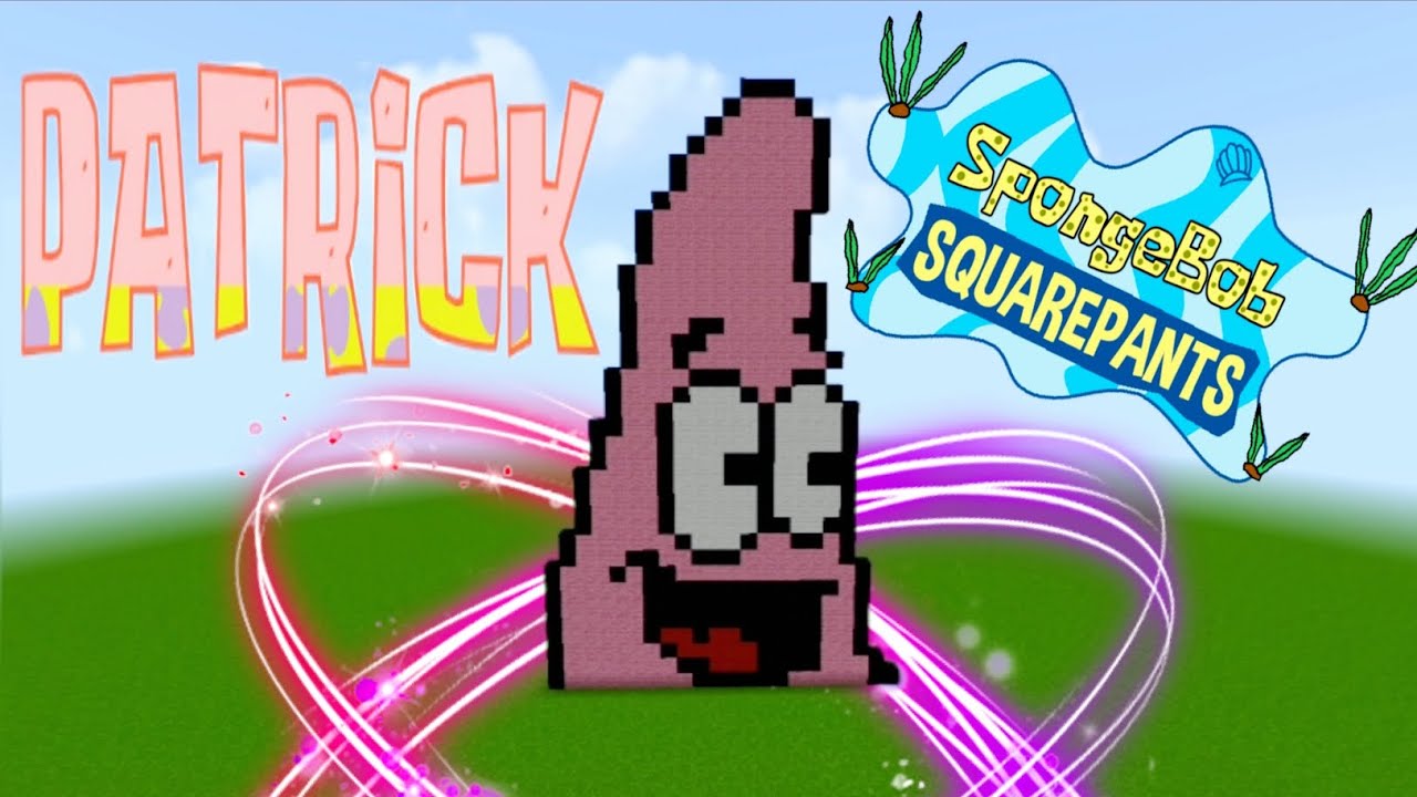 💕Minecraft Pixel Art - Patrick Head💕 - YouTube