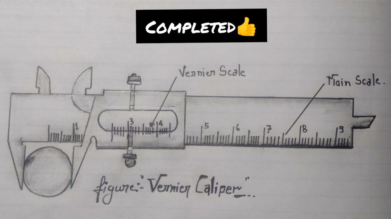How To Draw Diagram Of Vernier Calipers Vernier Caliper YouTube How To Draw Diagram Of Vernier Calipers Vernier Caliper YouTube