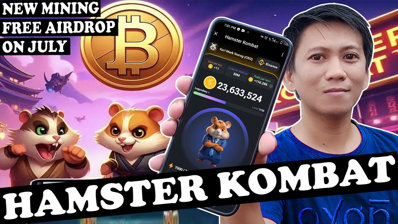 HAMSTER KOMBAT GUIDE NEW MINING AIRDROP ON JULY - YouTube