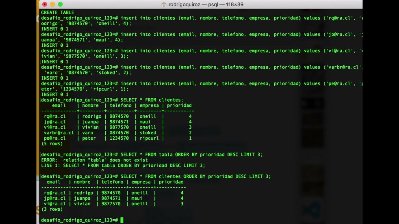 desafio sql 01 - YouTube
