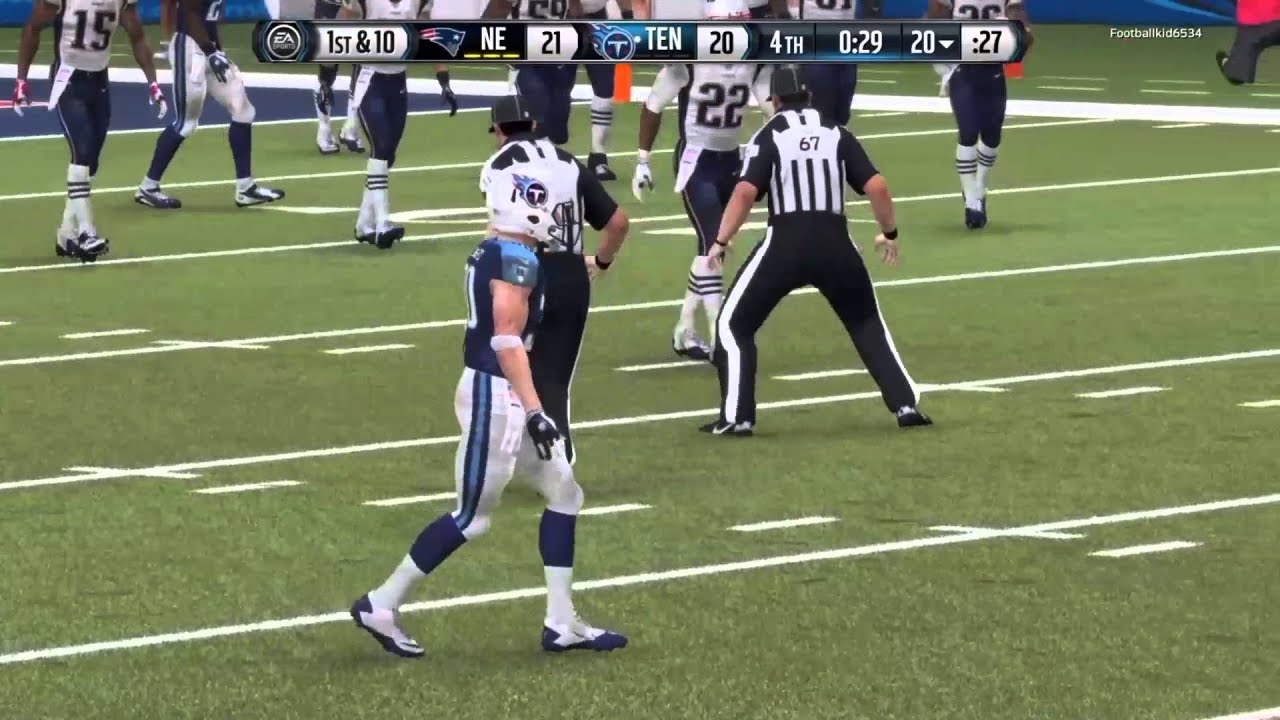 Titans One Yard Short? Madden 16 Gameplay - YouTube